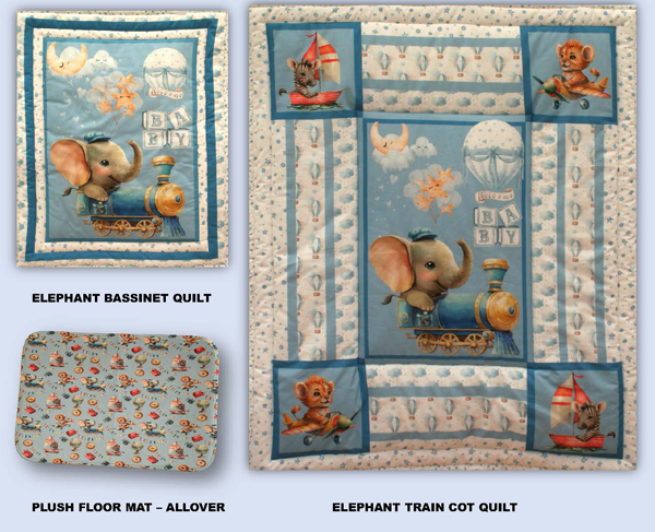 A&O EXPLORER - ELEPHANT 3PCE BUNDLE| EARLYMAYEMBROIDERY