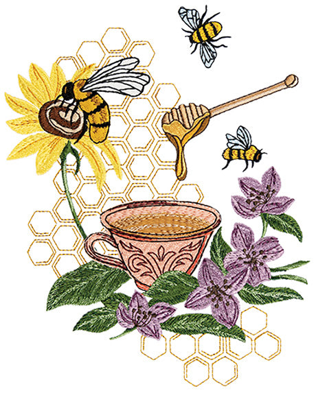 Mini - Apiary Garden| EARLYMAYEMBROIDERY