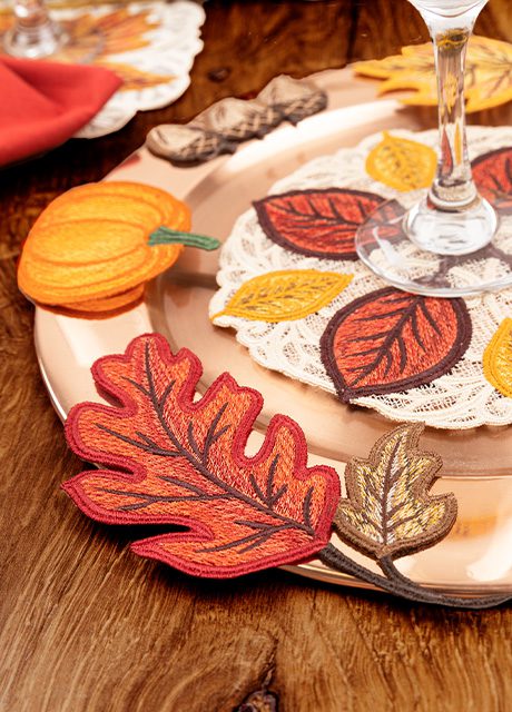 Autumn Doilies| EARLYMAYEMBROIDERY