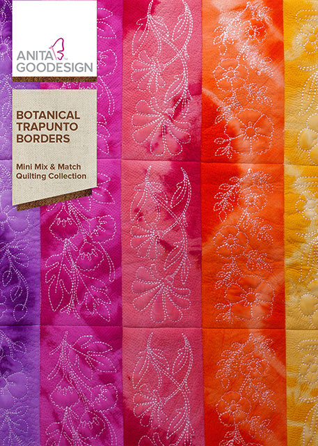 Mini - Botanical Trapunto Borders| EARLYMAYEMBROIDERY