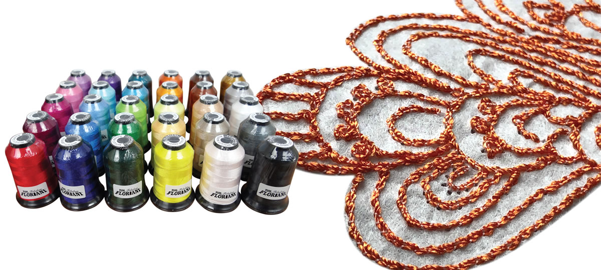 Floriani 12wt Polyester Thread - Box 30 spools minus the black ...