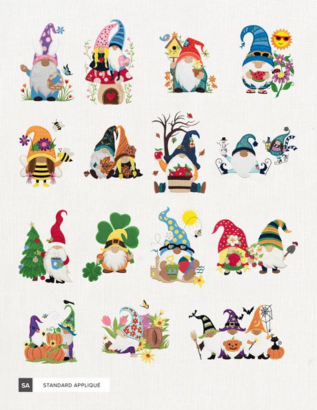 Gnomes for All Seasons - Special Edition| EARLYMAYEMBROIDERY