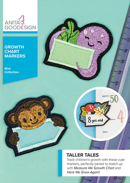 Mini - Growth Chart Markers| EARLYMAYEMBROIDERY