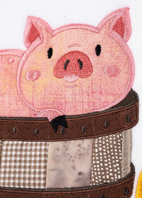 Mini - Paper Piecing Farm| EARLYMAYEMBROIDERY