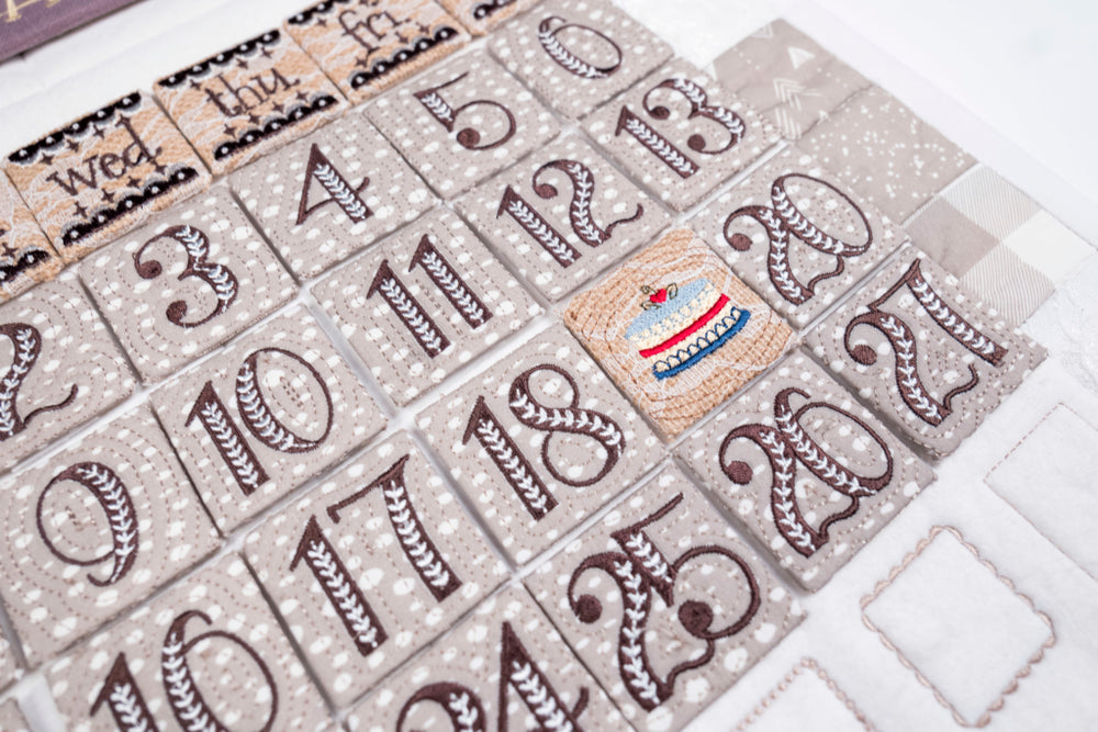 Perpetual Calendar - Special Edition| EARLYMAYEMBROIDERY