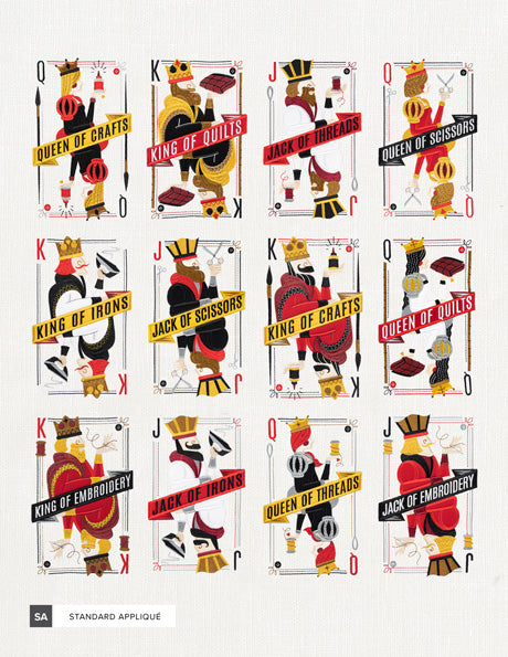 Mini - Royal Flush| EARLYMAYEMBROIDERY