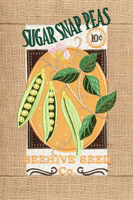 Vintage Seed Packet Quilt| EARLYMAYEMBROIDERY
