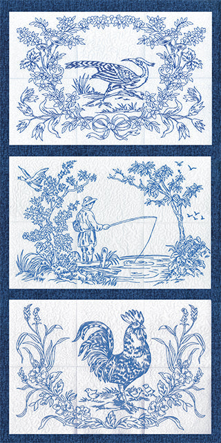 Toile Tile Scenes - Special Edition (P)| EARLYMAYEMBROIDERY